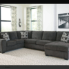 GROOVY SMOKE GREY SECTIONAL - BR Furniture Outlet