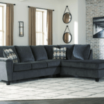 GROOVY SMOKE GREY SECTIONAL - BR Furniture Outlet